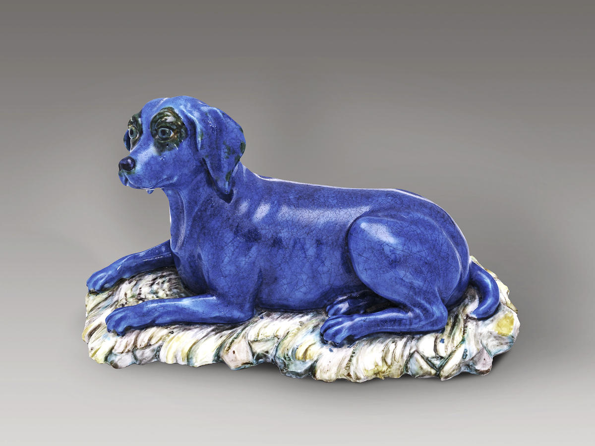 Reclining spaniel (of Madame de Pompadour) - Russborough House & Park